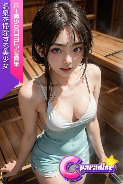 温泉を掃除する美少女 Ai美小女グラビア写真集【c Paradise】(pod) アダルトブック通販 Fanza通販